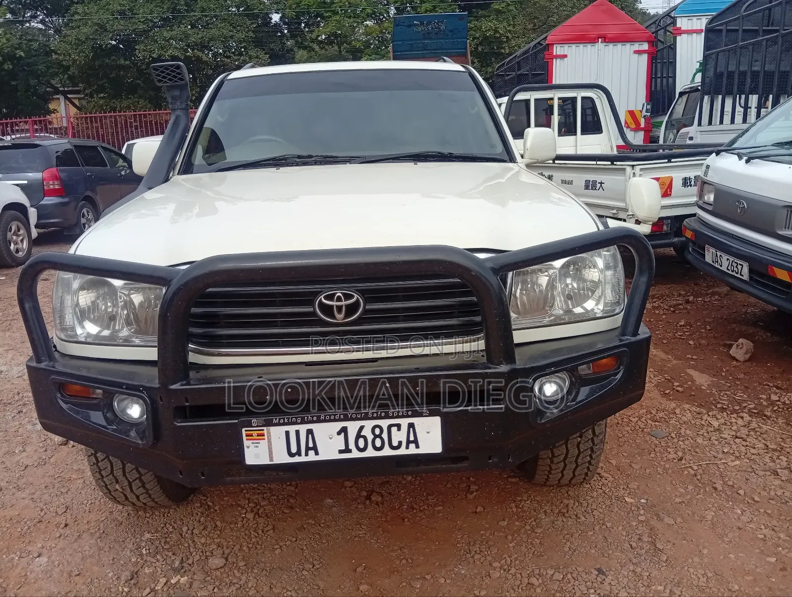 Toyota Land Cruiser 100 4.2 TD Executive 2005 White in Central Division ...