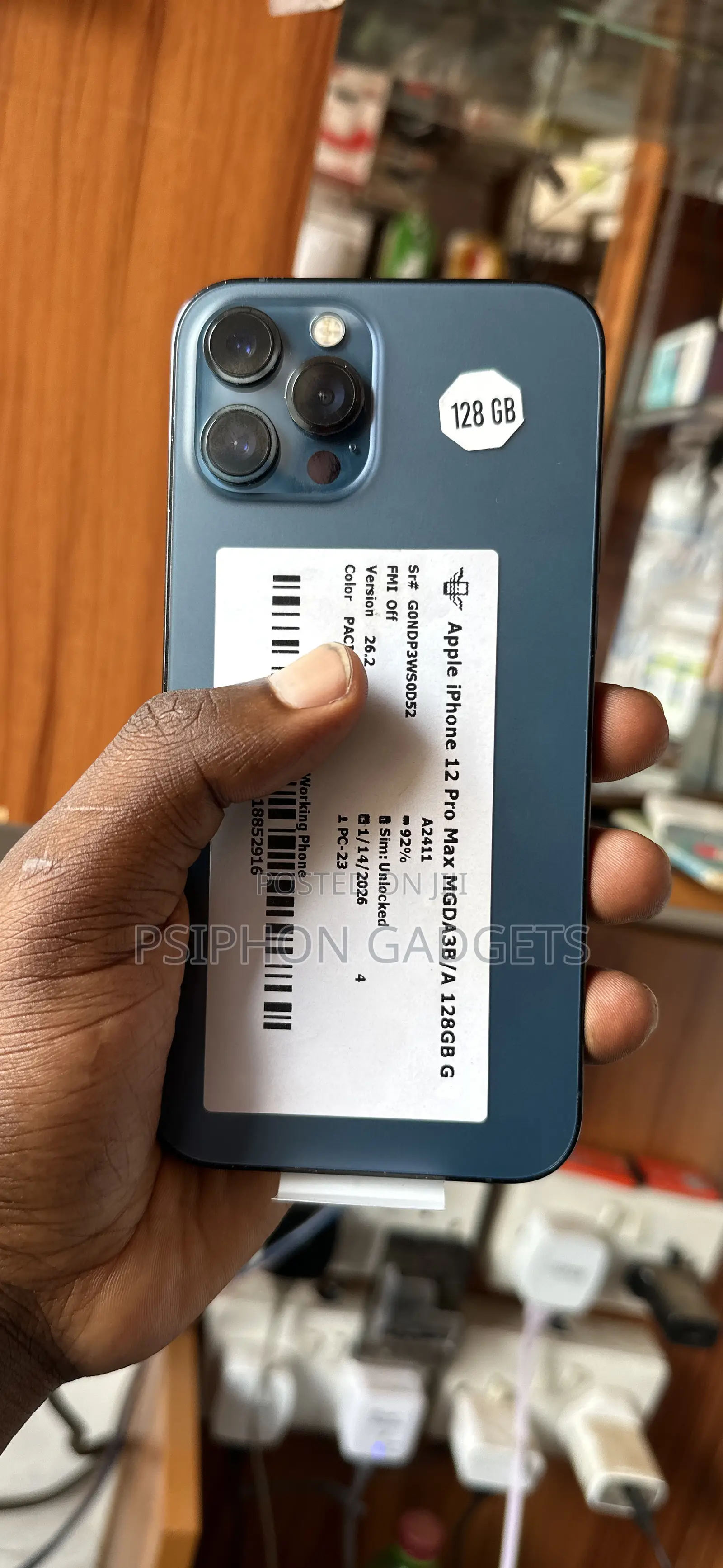 Apple iPhone 12 Pro Max 128 GB Blue in Makindye - Mobile Phones ...