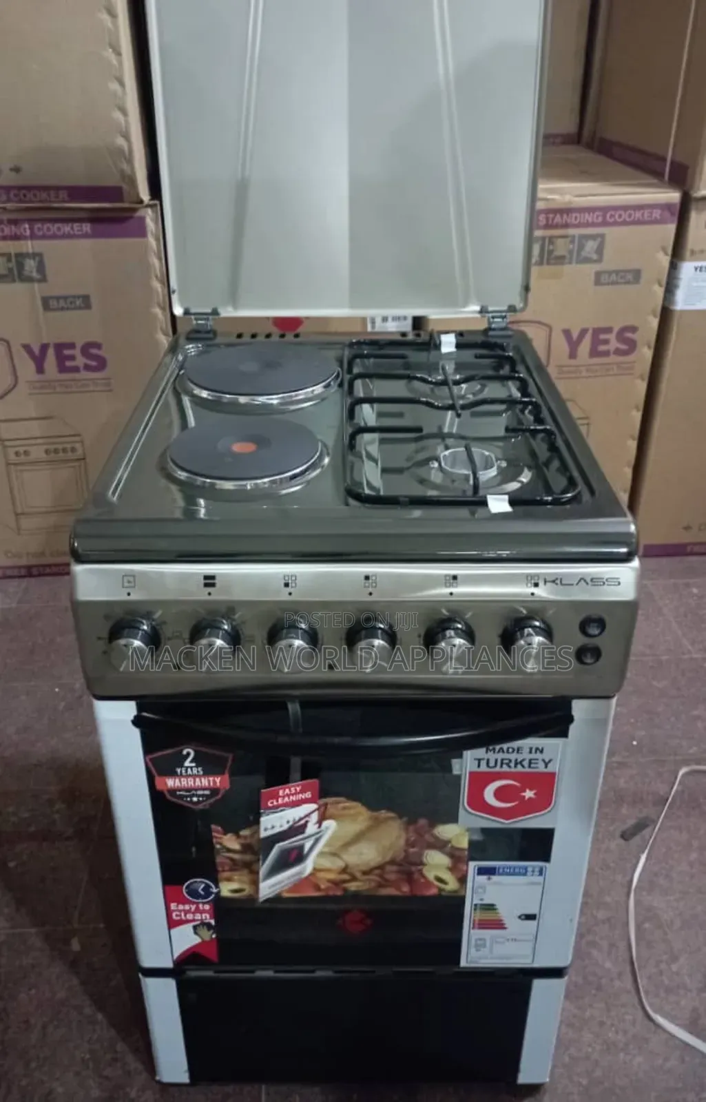 Klass Gas Cooker 2 Gas Burners 2 Electric Plates in Central Division ...