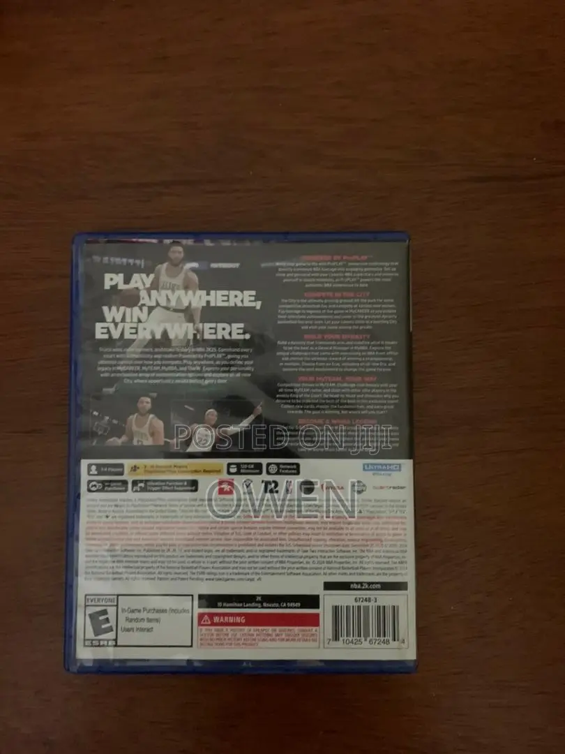 Nba 2k25 Playstation 5 in Rubaga - Video Games, Owen Kyambadde | Jiji.ug