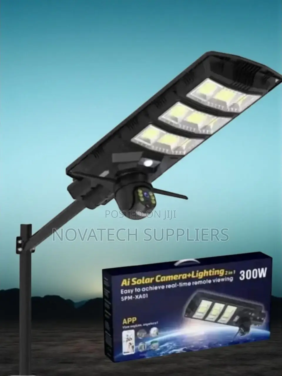 300w Solar Camera and Flood Light – Outdoor Security in Central ...