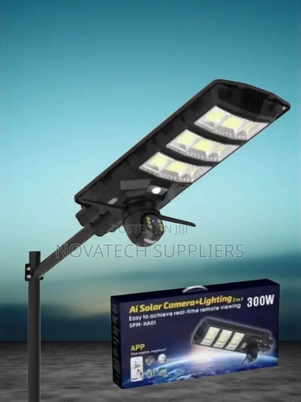 300w Solar CCTV Camera With Bright Led Light Premium in Central ...