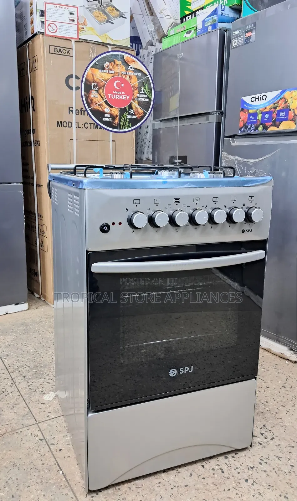 SPJ Standing Cooker 3 Gas 1 Electric With Electric Oven in Central ...