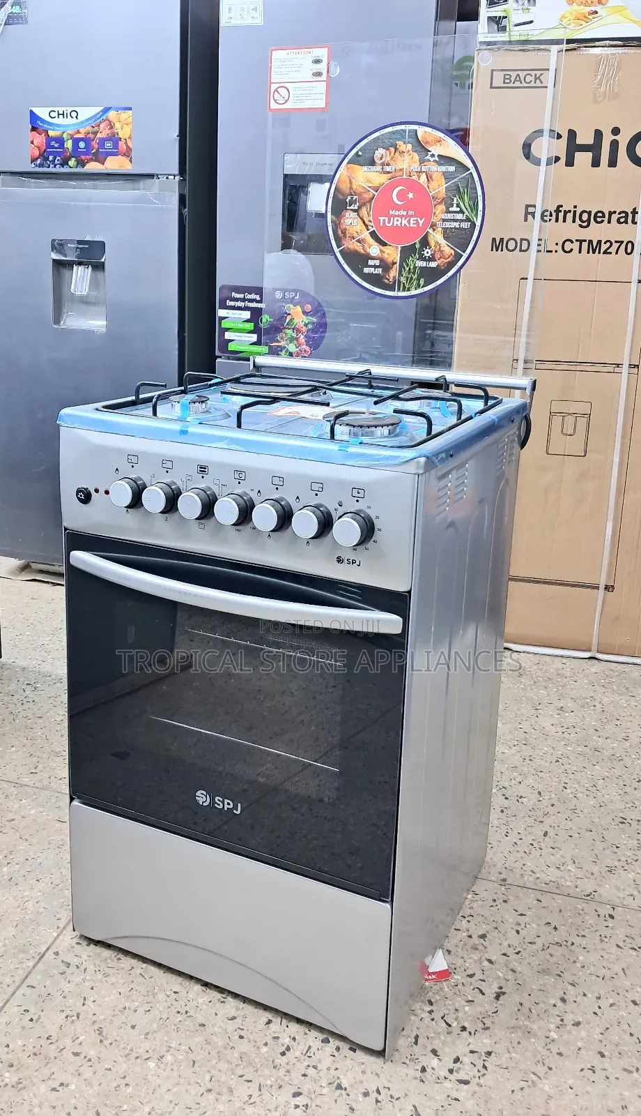 SPJ Standing Cooker 3 Gas 1 Electric With Electric Oven in Central ...