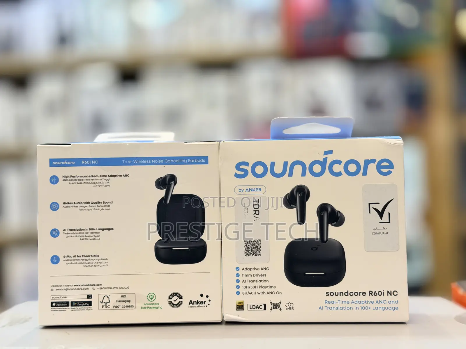 Anker Soundcore R60i Nc, Ai Translation, 50h Playtime With Anc in ...
