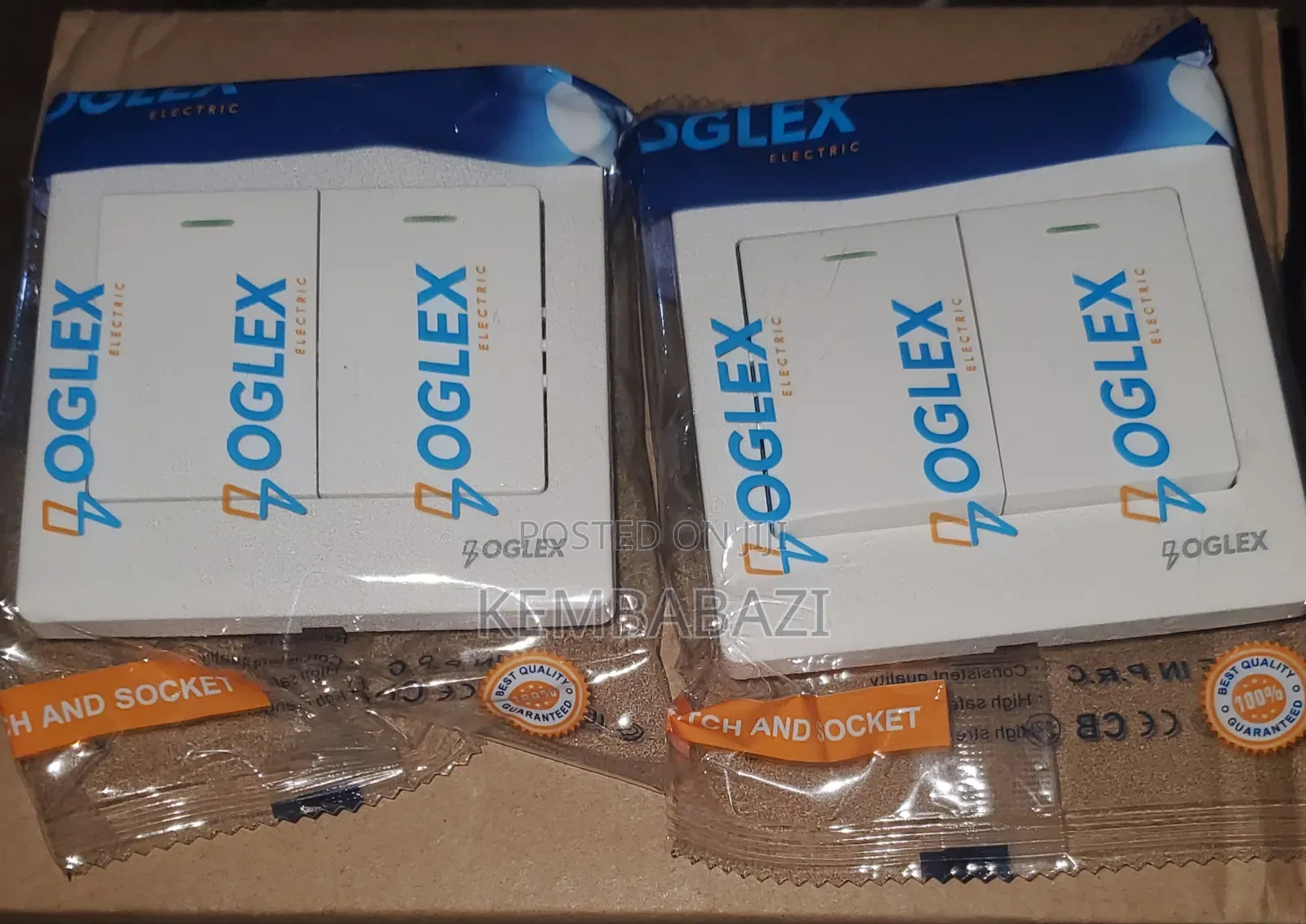 Double Gang Oglex Electric Wall Switch And Socket in Central Division ...