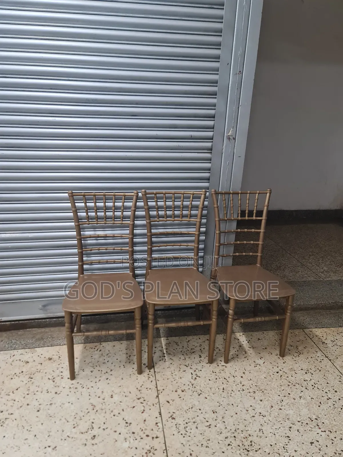 Prime Brown Plastic Vip Golden Chairs in Central Division - Furniture ...