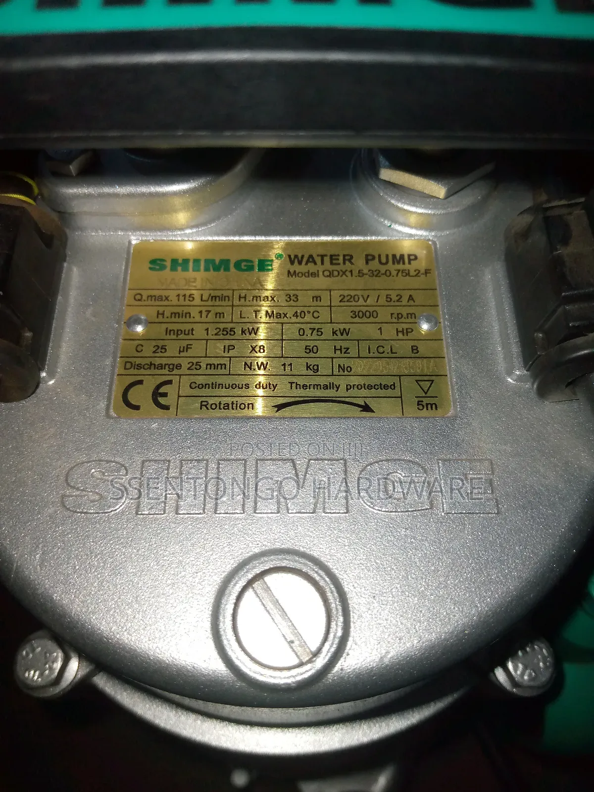 Water Pamp Shimge 33 Meter Originally Number 1 ( Good Quality) in ...