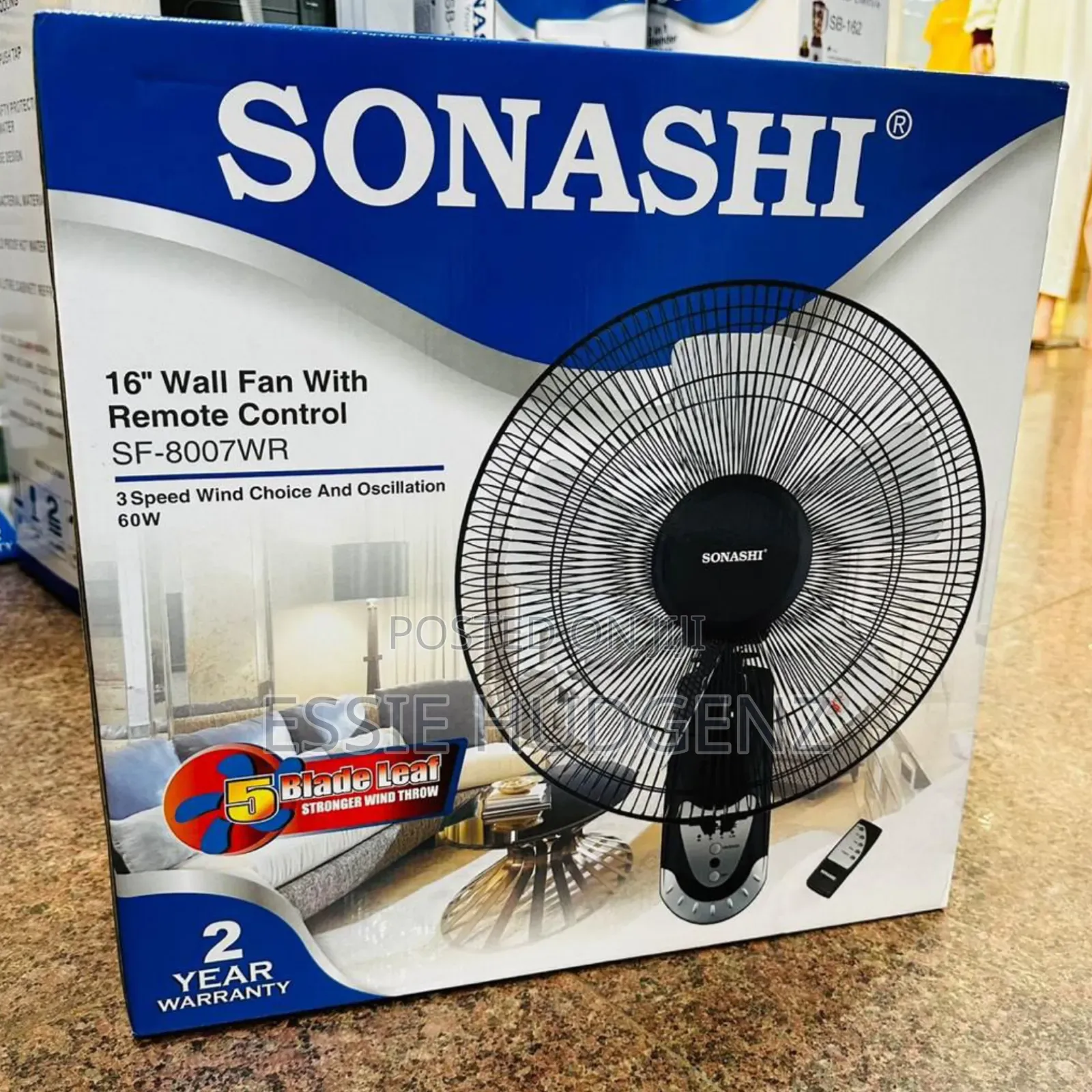 Sonashi Wall Fan With Remote Control in Central Division - Home ...