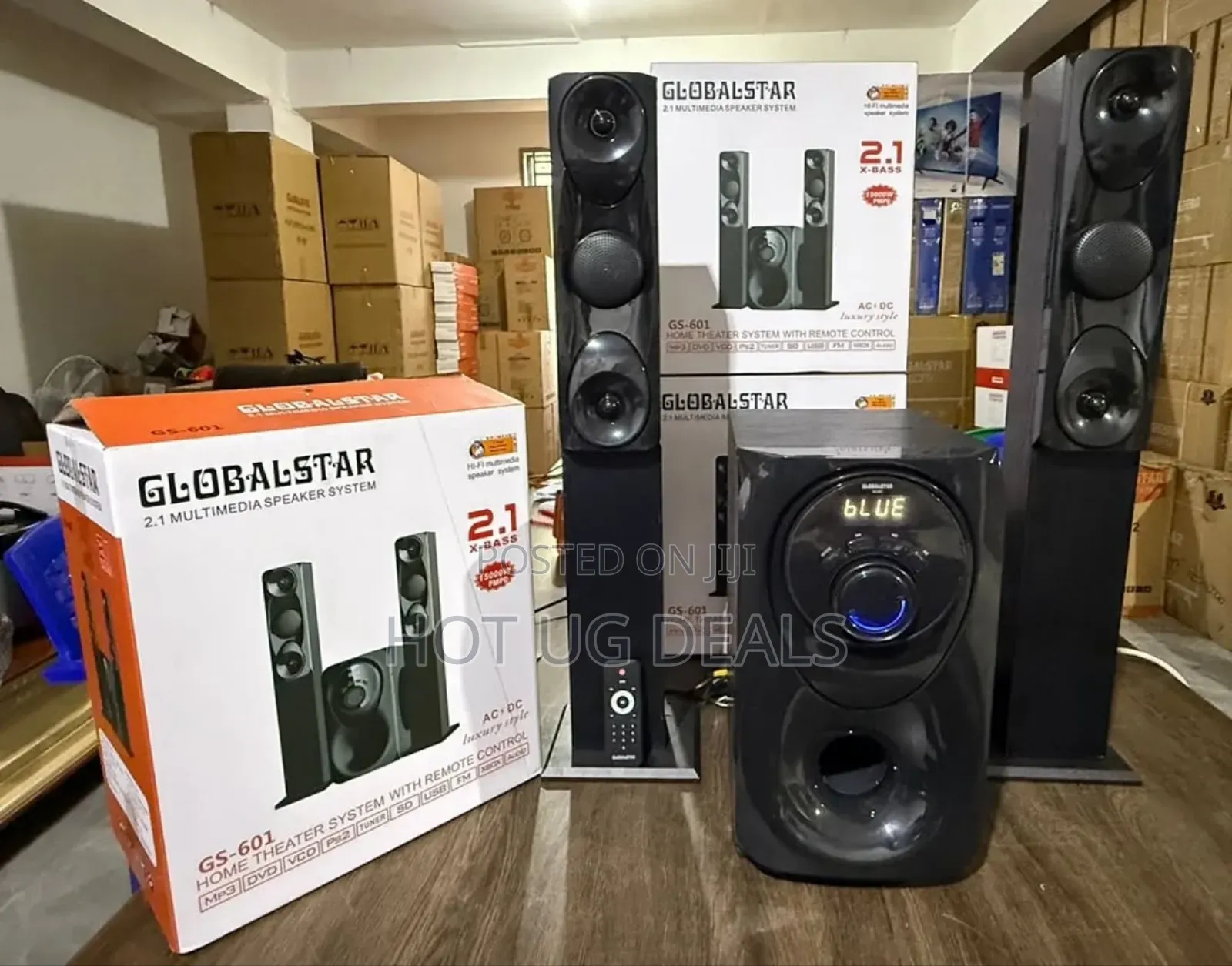 Global Star Bluetooth Home Speaker Home Multispeaker System Gs-601 2.1 ...