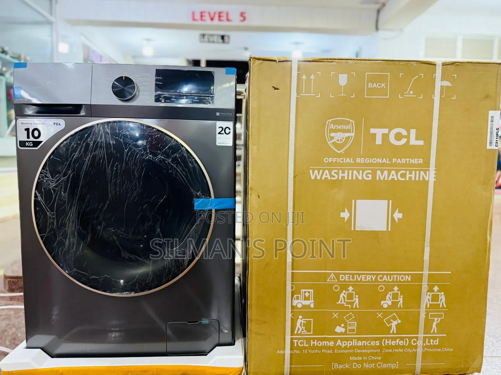 TCL 10kg Front Loader Washing Machine With Steam Wash Technology in ...