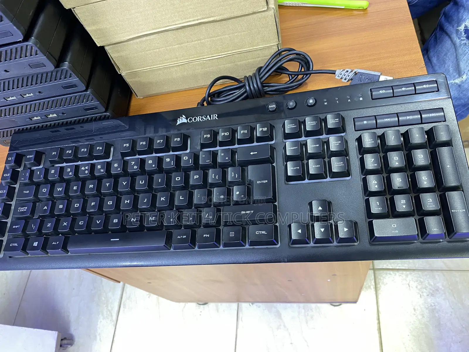 Original D Corsair RGB Gaming Wired Keyboard Is Customizable RGB in ...