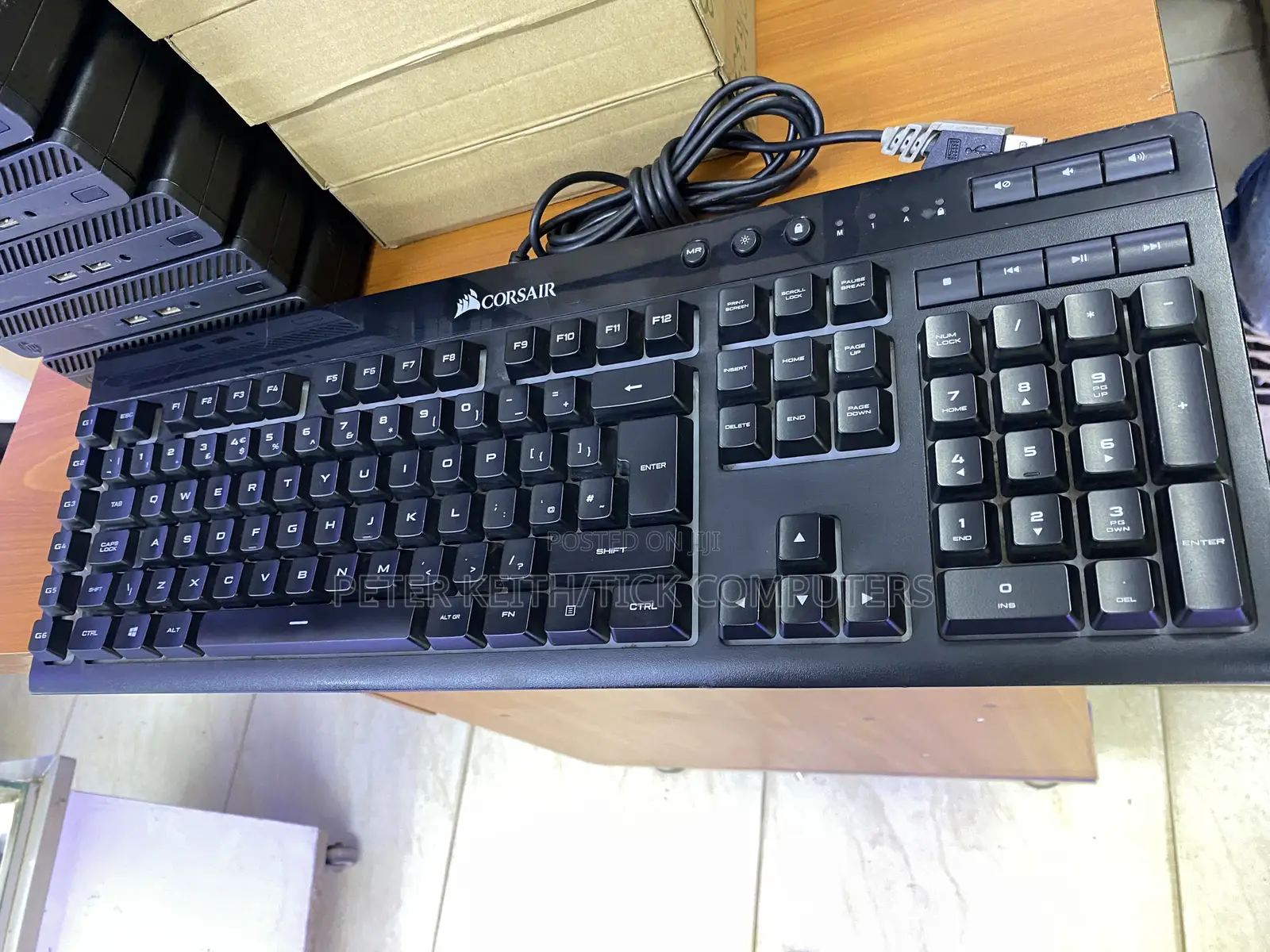 Original D Corsair RGB Gaming Wired Keyboard Is Customizable RGB in ...