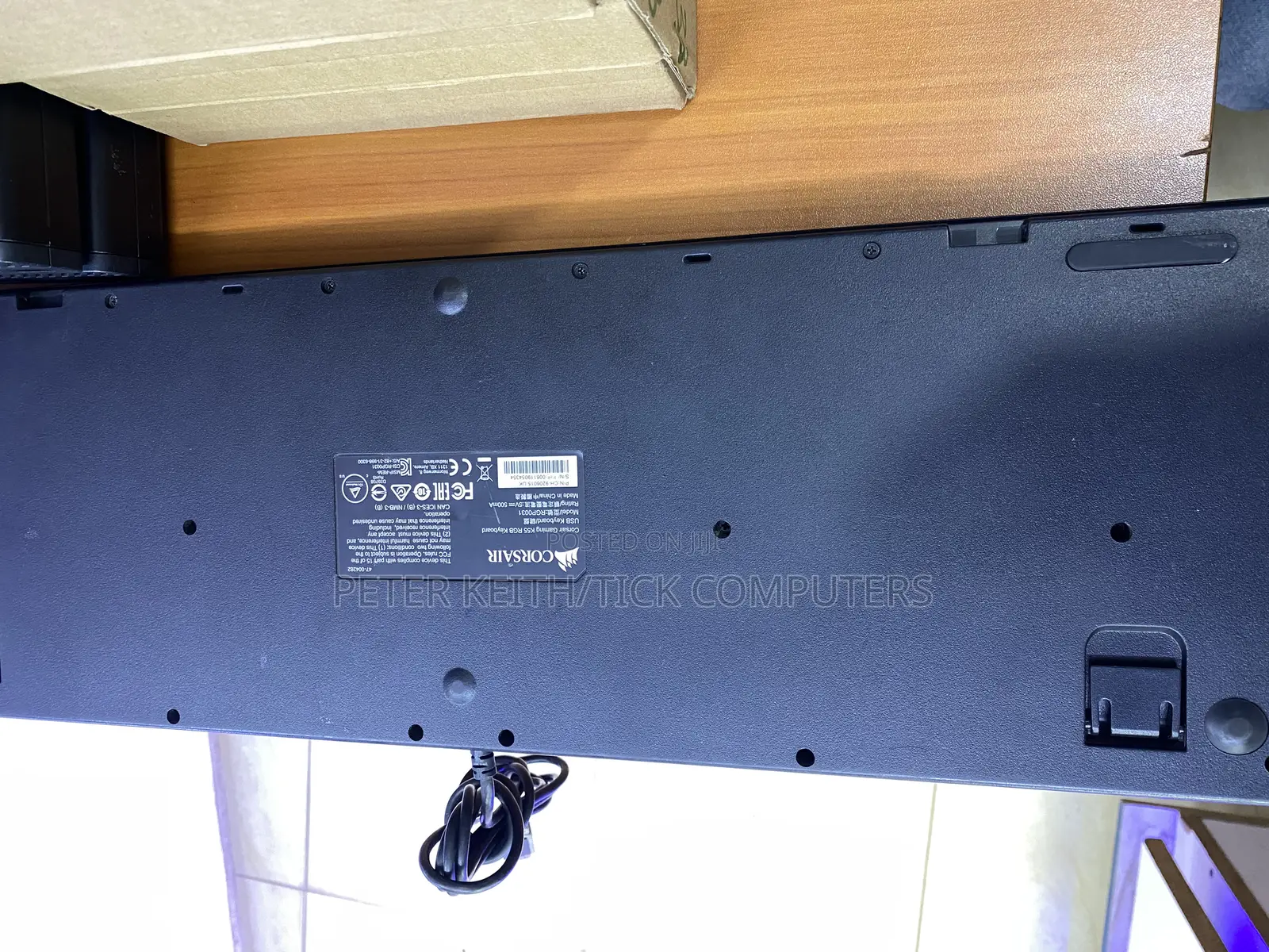 Original D Corsair RGB Gaming Wired Keyboard Is Customizable RGB in ...