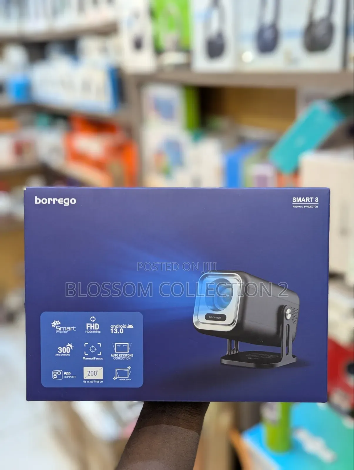 Borrego Smart 8 Portable Projector in Central Division - TV & DVD ...