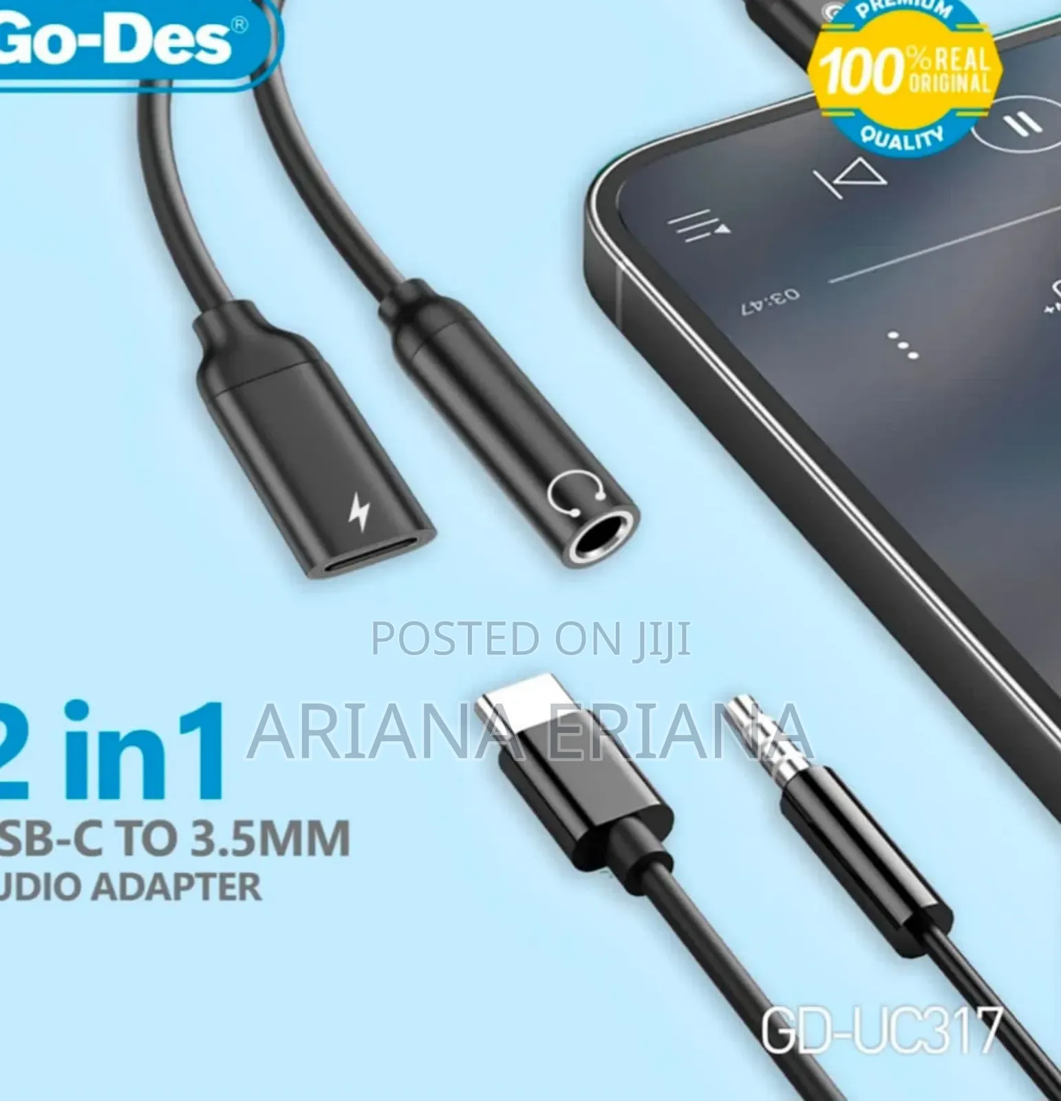 Go-Des Gd-Uc312 Type-C to 3.5mm Converter. in Central Division ...