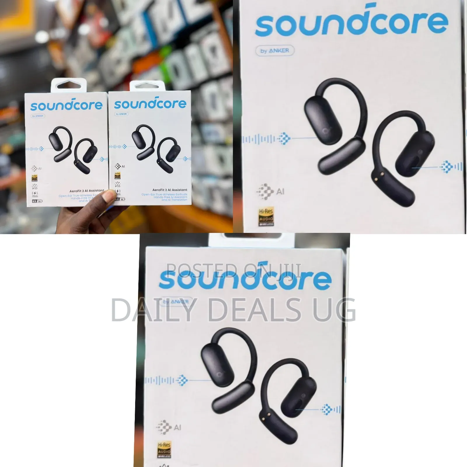 Anker Soundcore Aerofit 2 Ai Assistant Open-Ear Headphones in Central ...