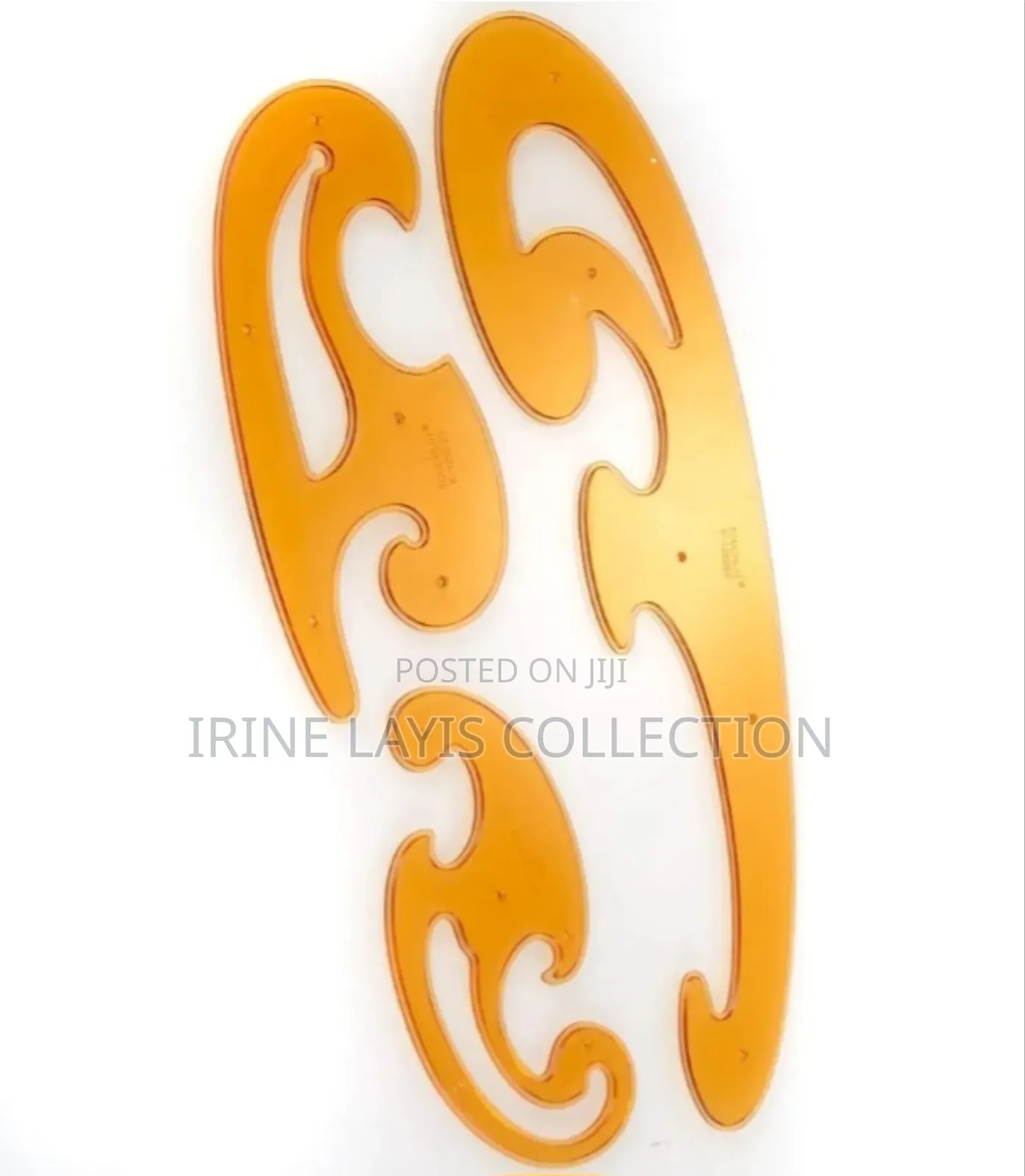 3pc Set of French Curve Rulers for Technical Drawing for sale - Irine ...