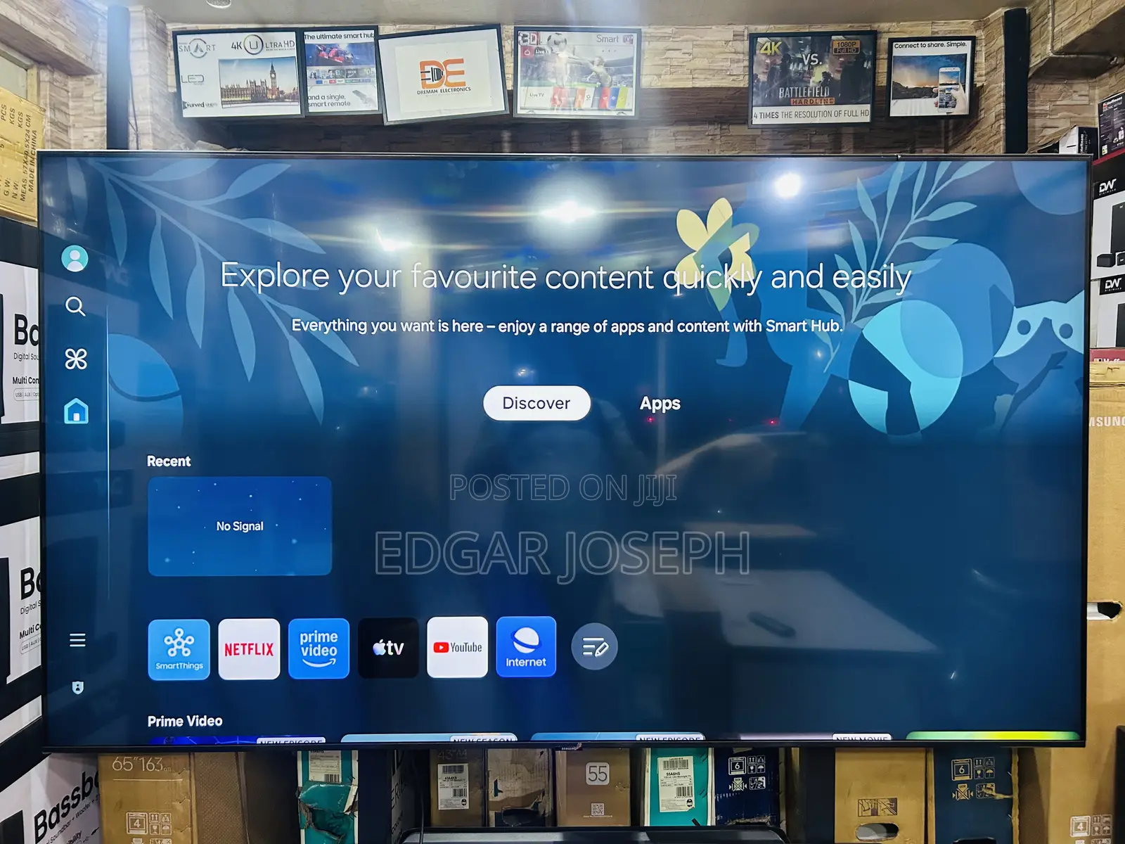 Samsung 75 Cu7000 Smart Tv in Central Division - TV & DVD Equipment ...