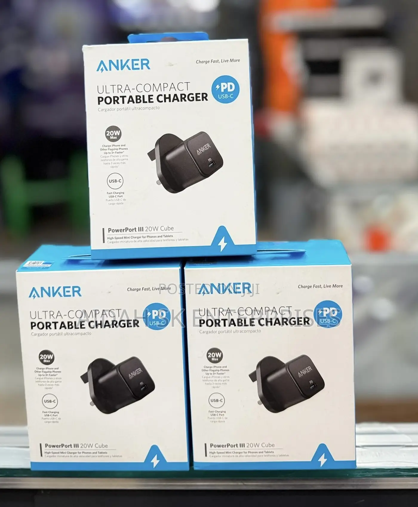 Anker Usb C Charger, 20w Powerport Iii Charger, Cube Charger in Central ...