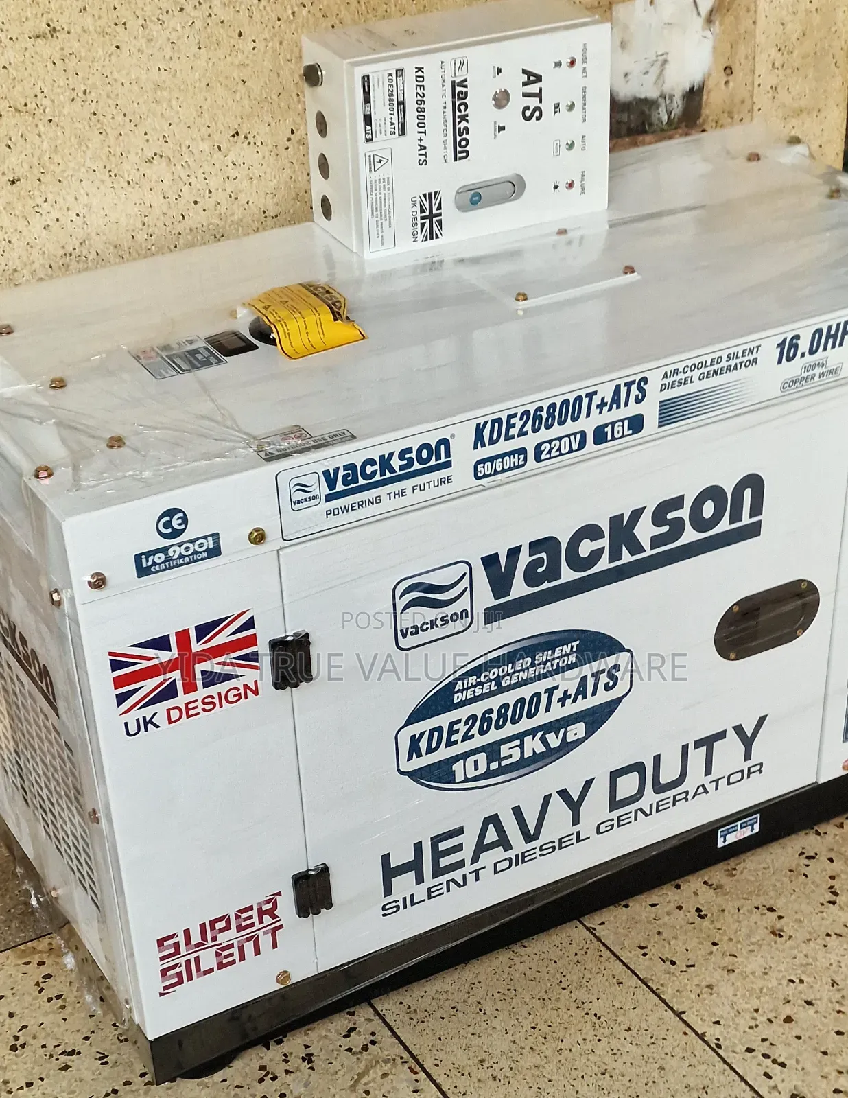 10.5 Kva Generator Vackson Silent for sale - yida true value hardware ...