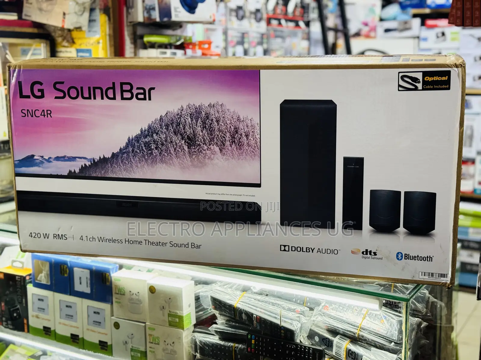 Lg Snc4r 4.1 Channel Wireless Home Theater Sound Bar System for sale ...