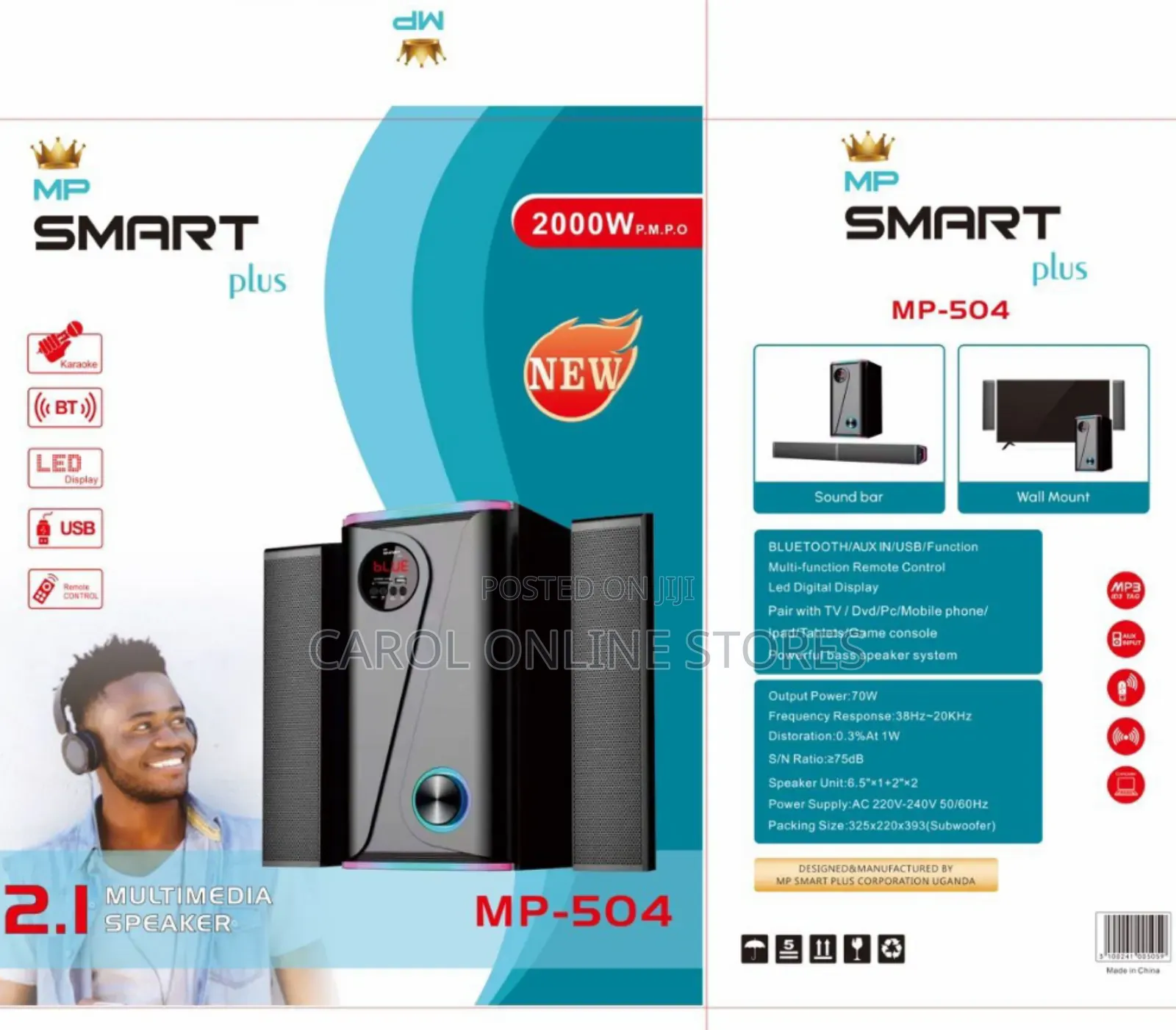 Smart Plus Mp 504 21 Channels Multimedia Speaker in Central Division ...