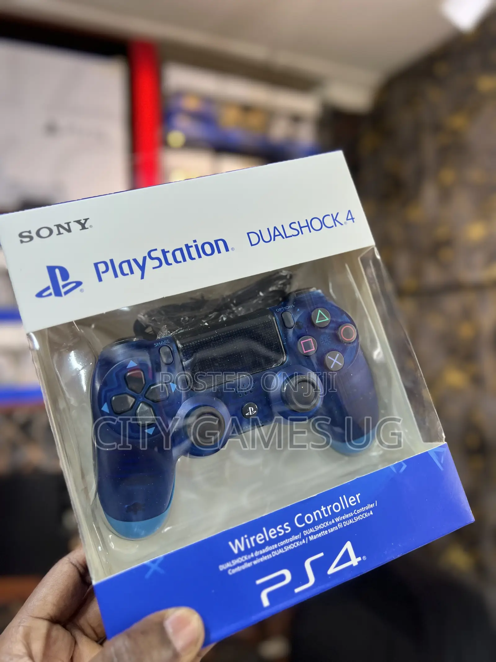 Dualshock 4 Wireless Controller for Playstation 4 - Blue Crystal Ps4 in ...