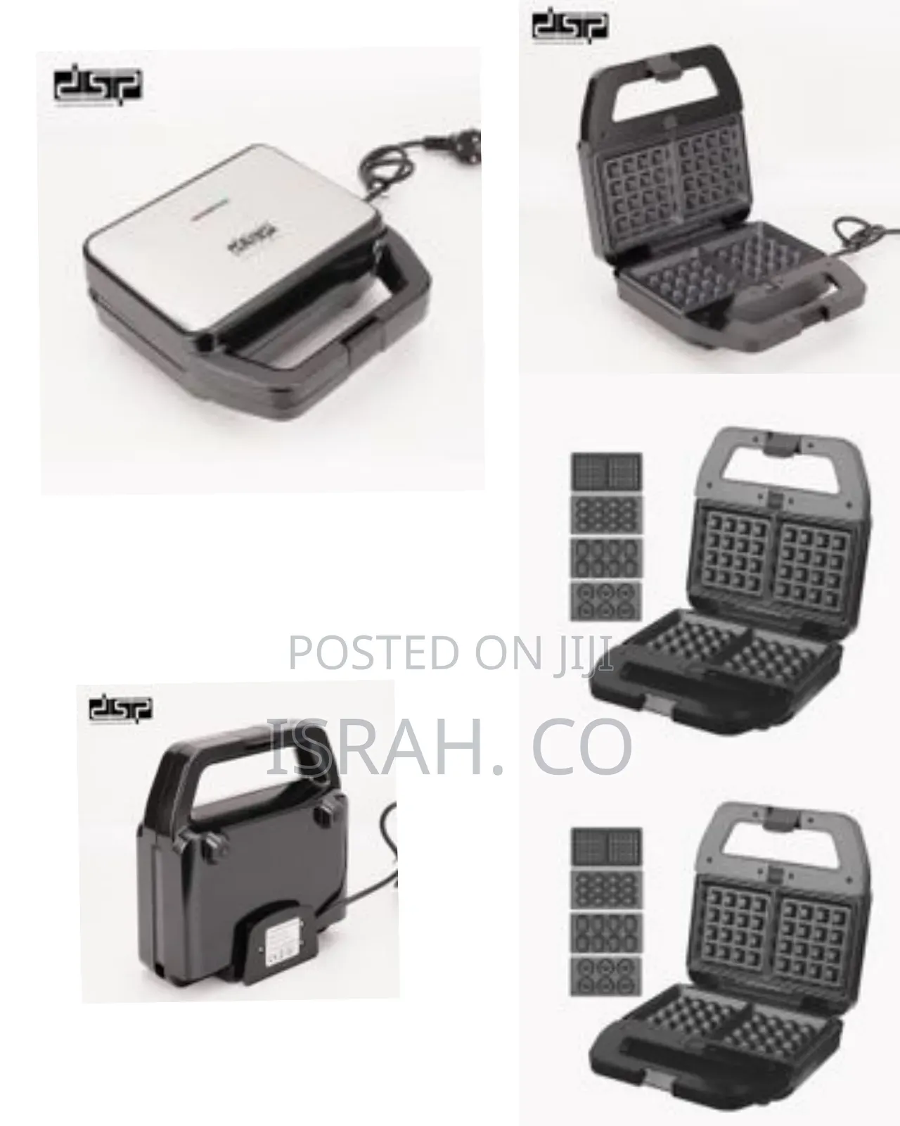 DSP 4 in 1 Waffle Maker Sandwich Nuts Donuts Shells Maker Machine in ...