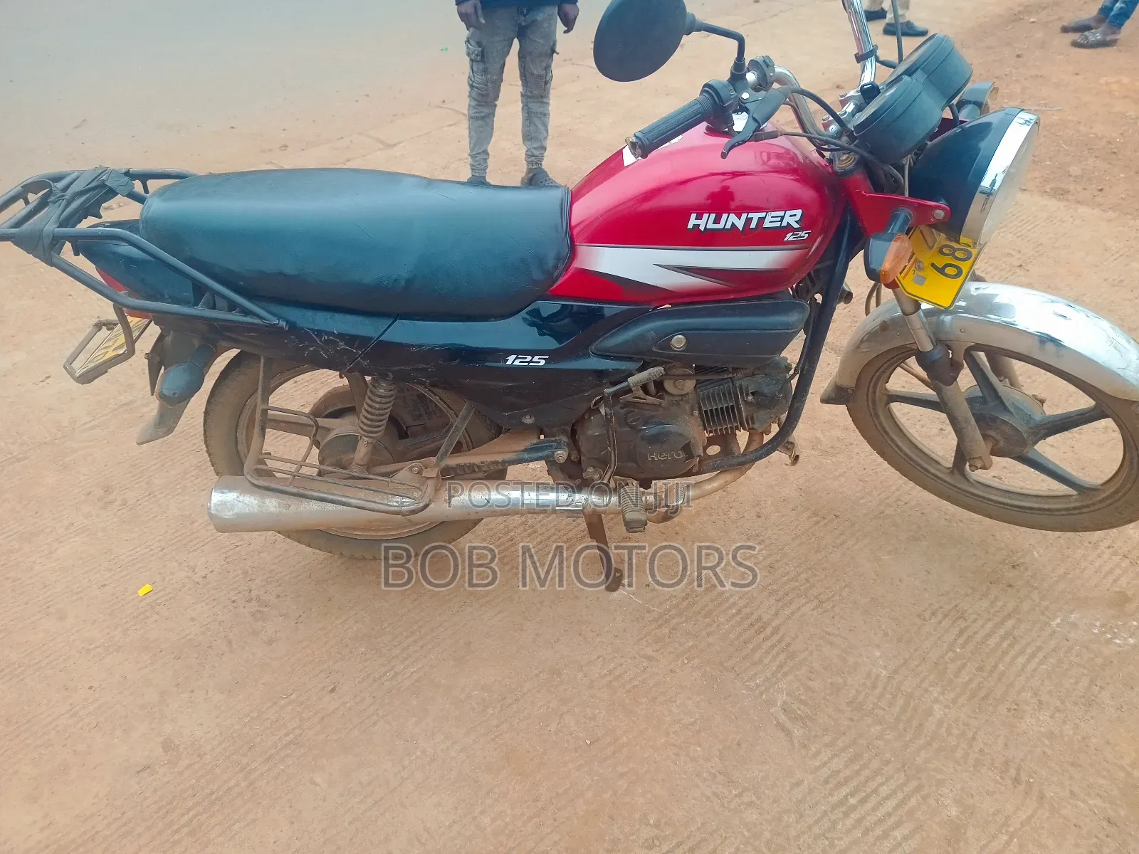 Hero Hunter 125 2025 Red for sale - Bob motors Price: USh 2,200,000 on ...