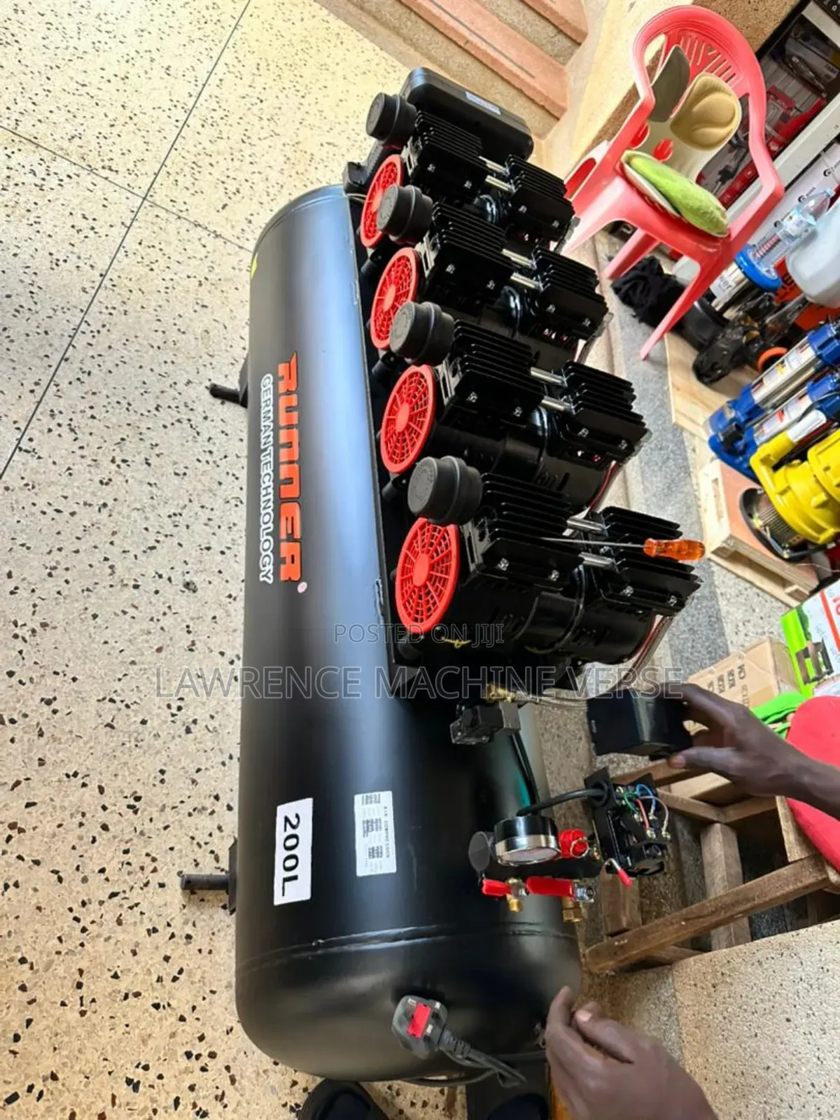 Air Compressor 200l Silent 4 Piston in Central Division - Electrical ...