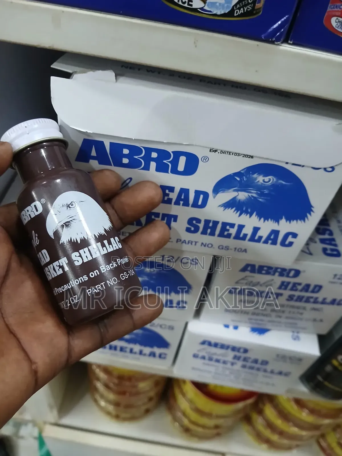 Abro Gasket Shellac Liquid Sealant Used to Coat,Seal,Repair Gaskets for ...