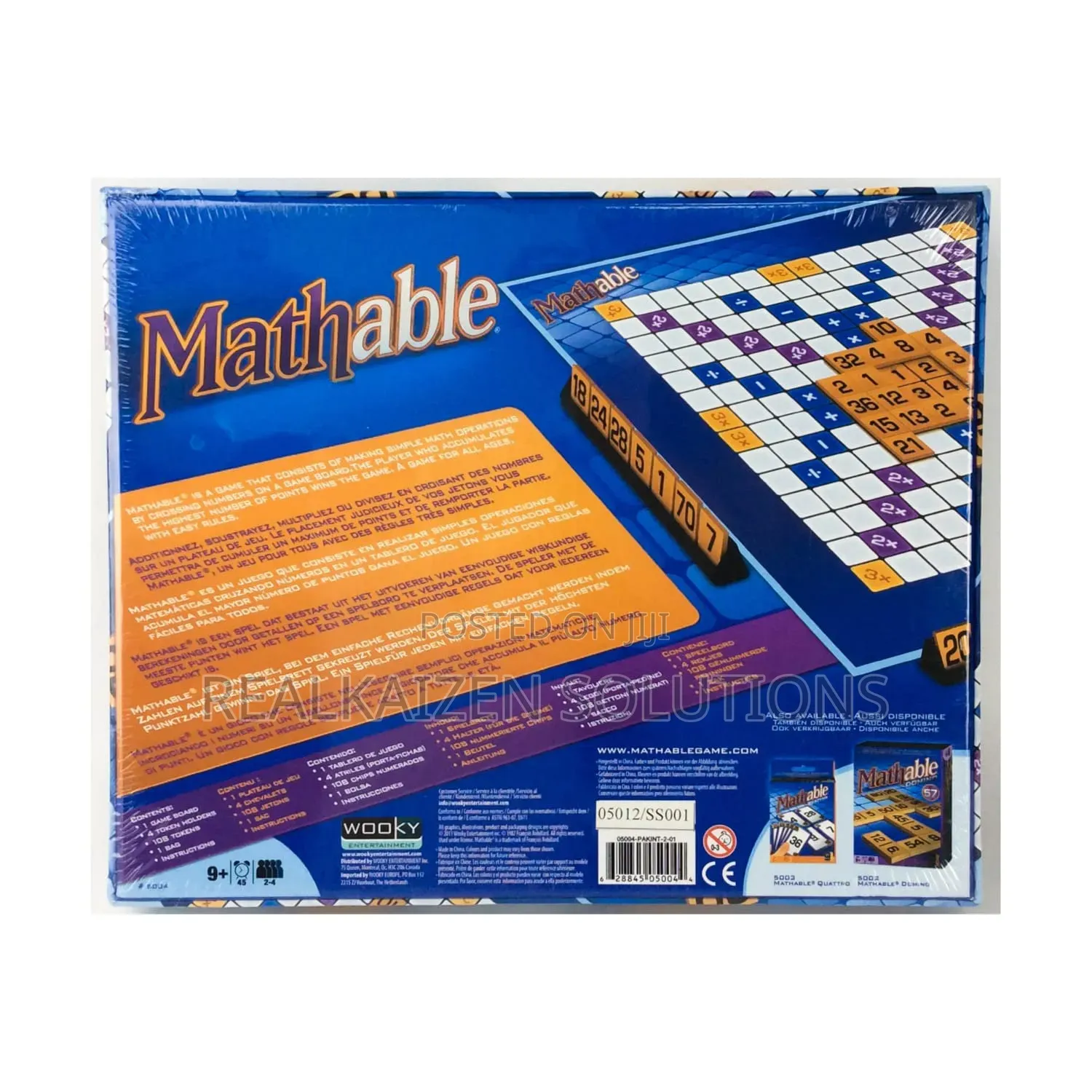 Mathable Classic Tile Board Game Makes Learning Math Fun! for sale ...