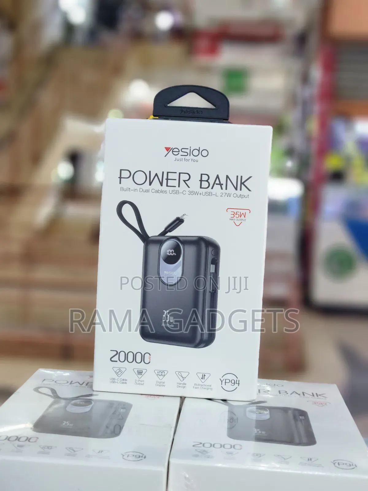Yesido Yp94 20000mah Power Bank. for sale - Rama GADGETS Price: USh ...