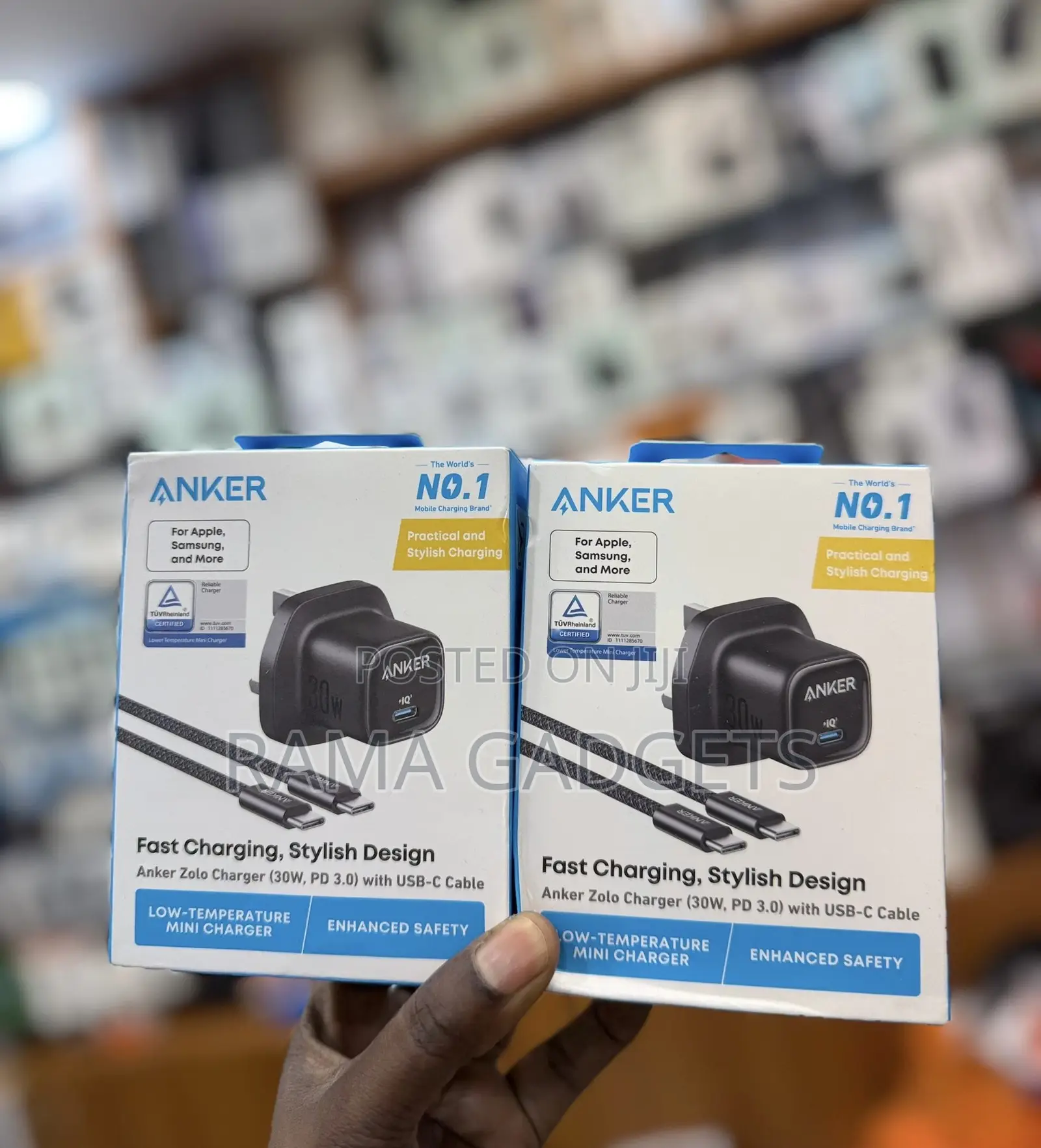 Anker Zolo Charger (30w, Pd 3.0) With Usb-C Cable. for sale - Rama ...