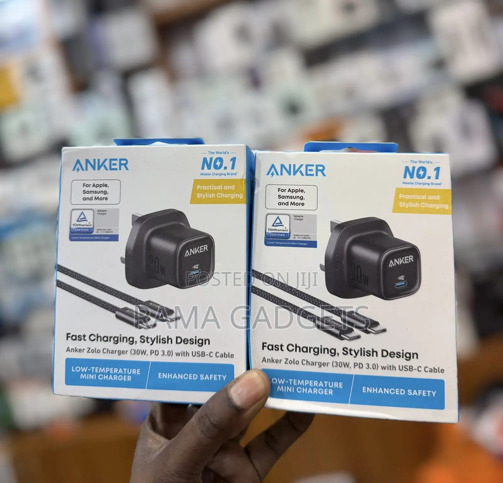 Anker Zolo Charger (30w, Pd 3.0) With Usb-C Cable. for sale - Rama ...