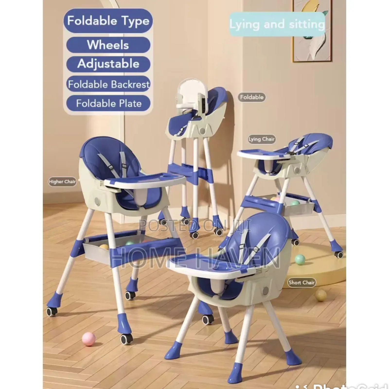 3 in 1 Convertible Baby High Feeding Chair for sale - Price: USh ...