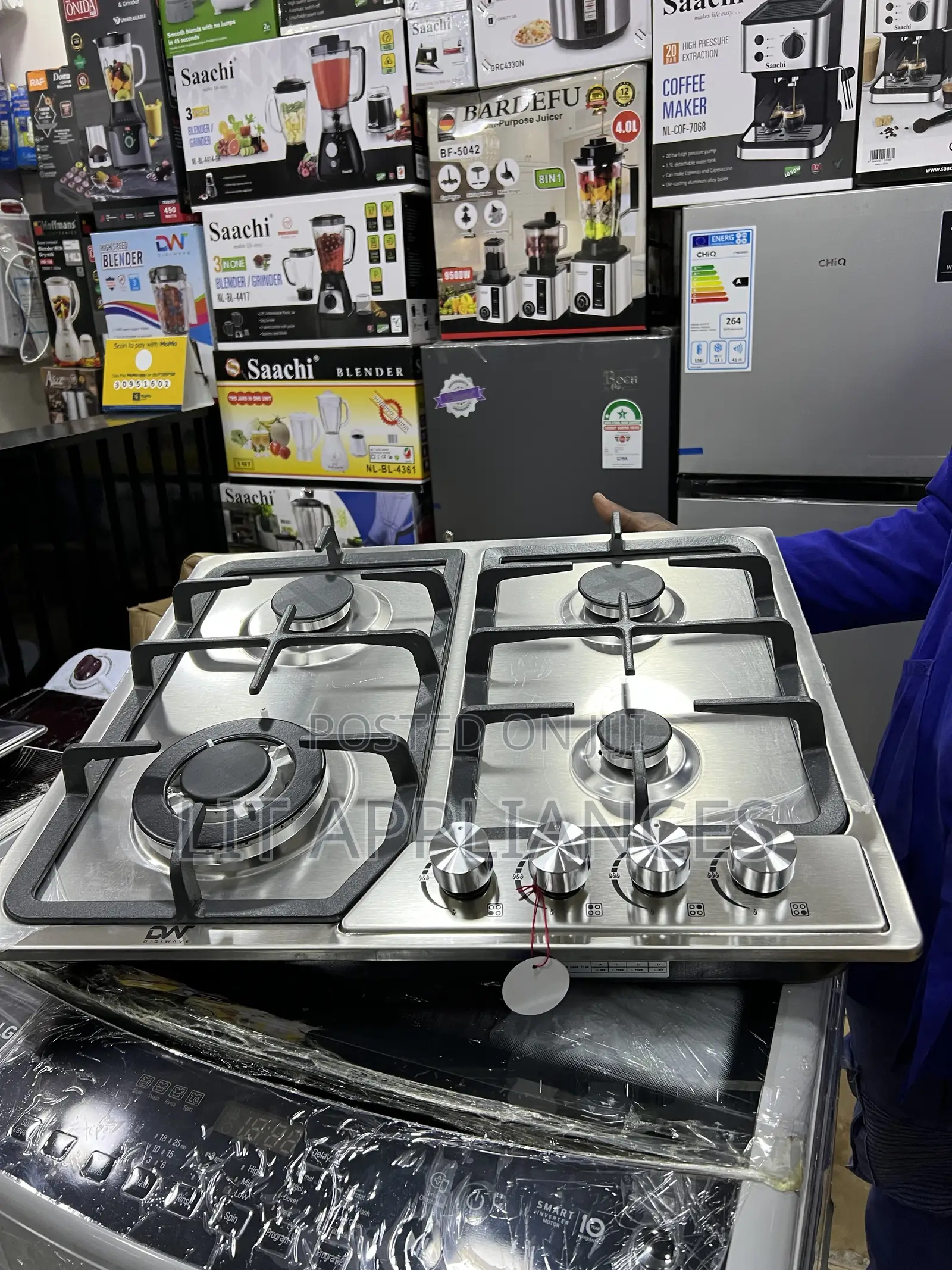 Dw 4gas Stove Inbuilt,Auto Ignition,50*60,2years Warranty for sale ...