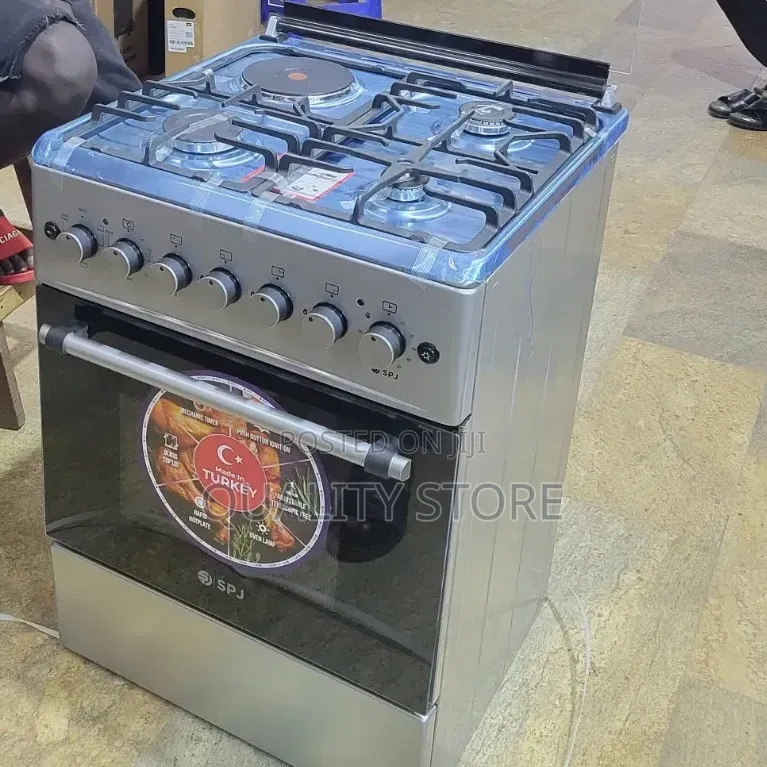 SPJ Stand Gas Cooker 3gas +Electric 60cm × 60cm for sale - QUALITY ...
