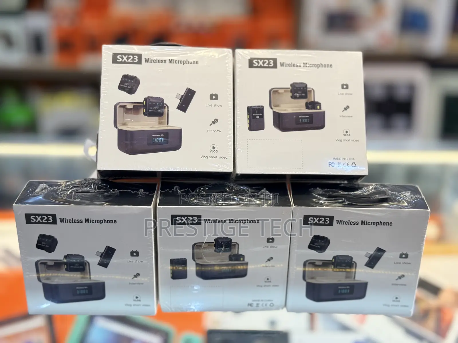 Sx23 Dual Wireless Lavalier Microphone for Content Creators With Anc ...