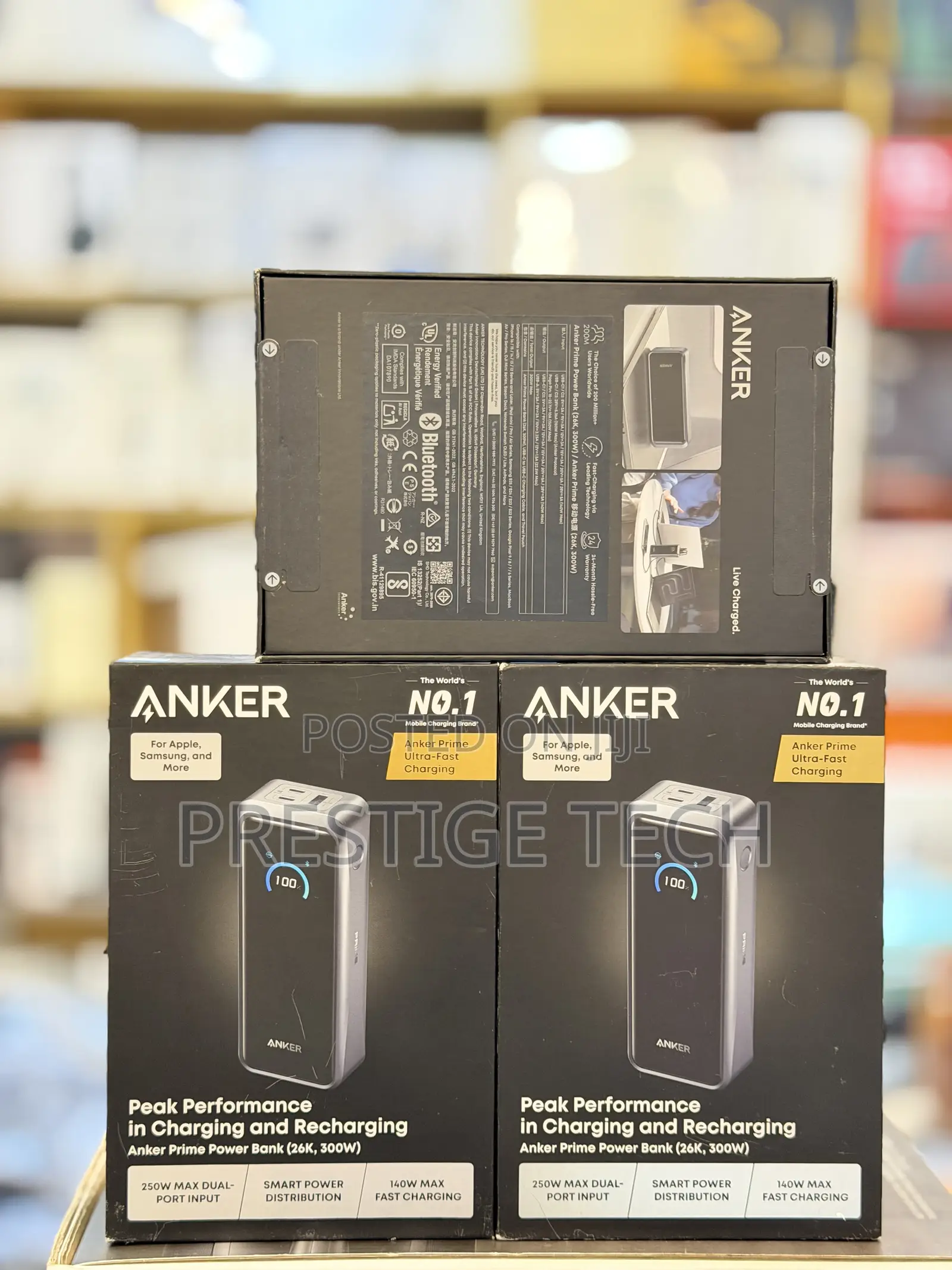 Anker 300w Prime Power Bank, 26250mah, 3 Port Portable for sale ...
