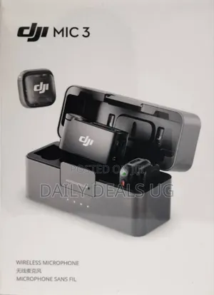 Dji Mic 3 Wireless Lavalier Mic 1tx 1rx 2tx 1rx Kit With Chargin for ...