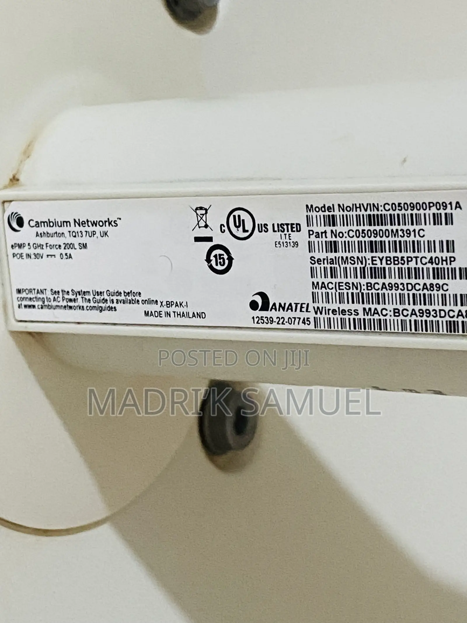 Cambium Emp 5ghz Force for sale - Price: USh 230,000 on Jiji.ug ...