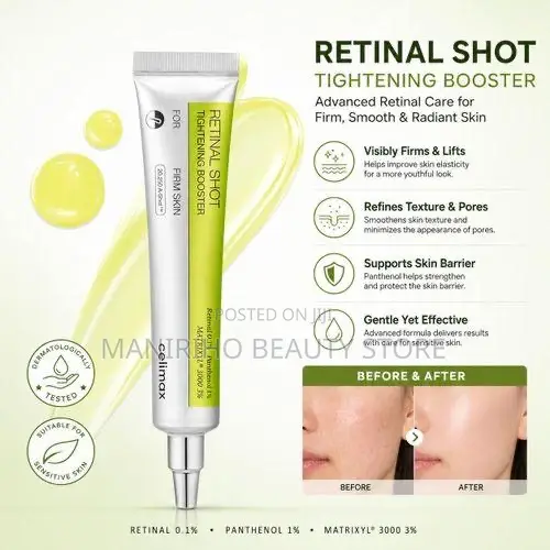 Celimax Retinal Shot Tightening Booster Skin, Wrinkles Anti-Aging. for ...