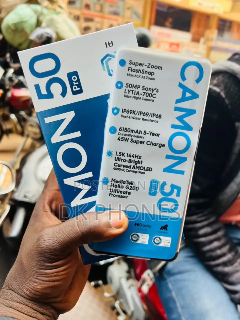 New Tecno Camon 50 Pro 256 GB Silver - Price: USh 565,000 on Jiji.ug ...