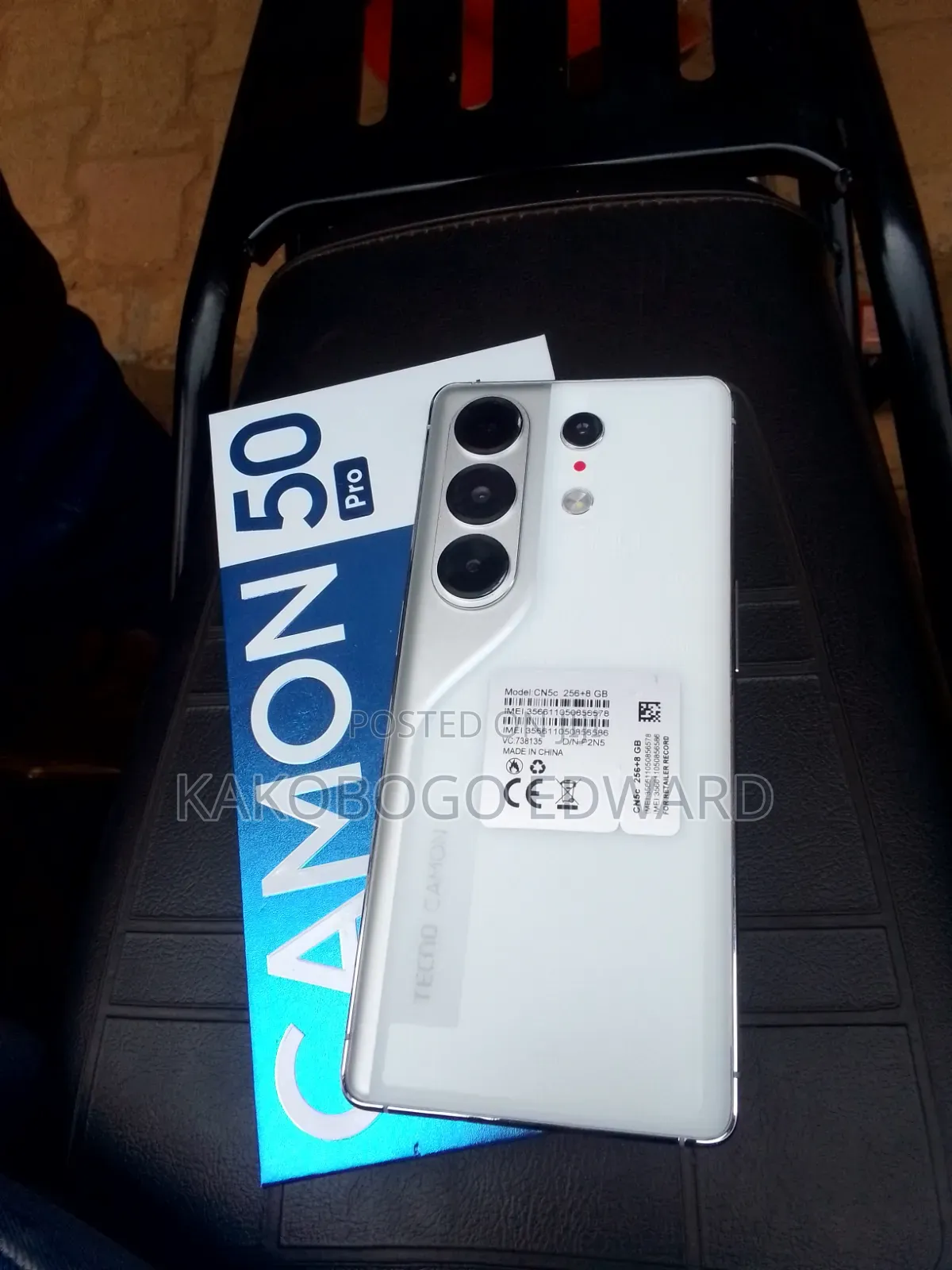 New Tecno Camon 50 Pro 256 GB White - Kakobogo Edward Price: USh ...