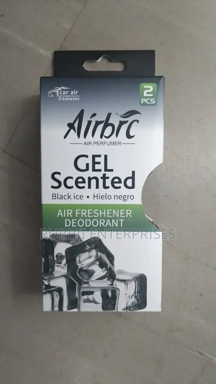 Car Gel-Scented Air Freshener ~ Black Ice - Rubbii Enterprises Price ...