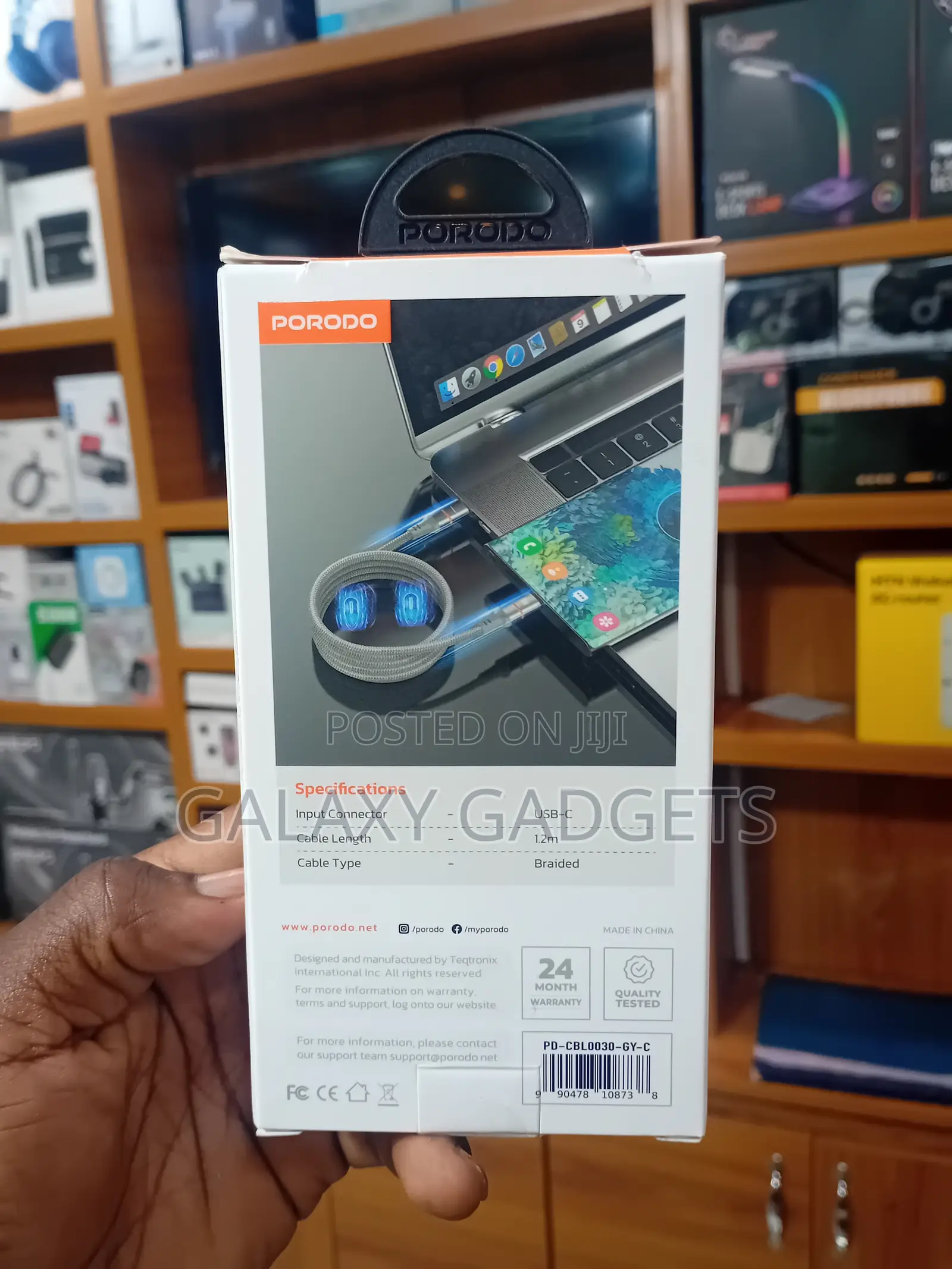 Porodo Magnetic Led Type C to Cable - GALAXY GADGETS Price: USh 85,000 ...
