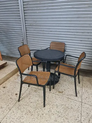 Based Garden Beach Bar and Restaurant Plastic Table and Chairs - God's ...
