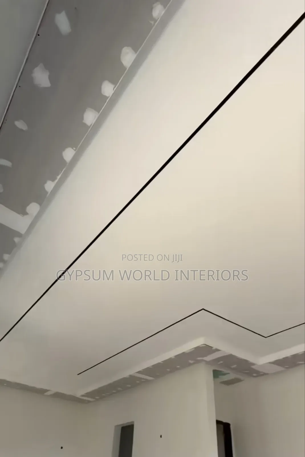 Ceiling Gypsum on Filling and Sanding and Painting - Gypsum World ...